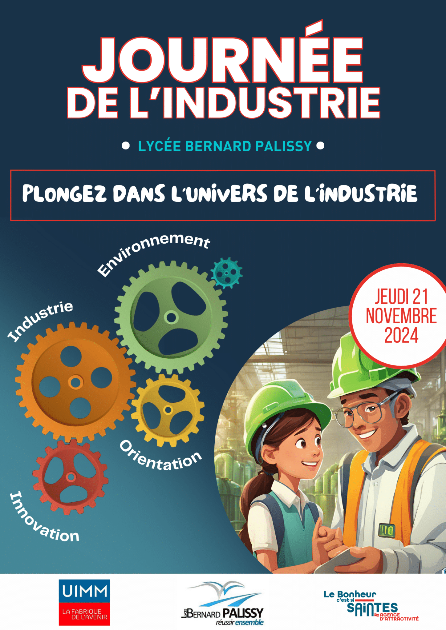Jeudi 21 novembre 2024 :Journée de l'Industrie au lycée Bernard-Palissy ...