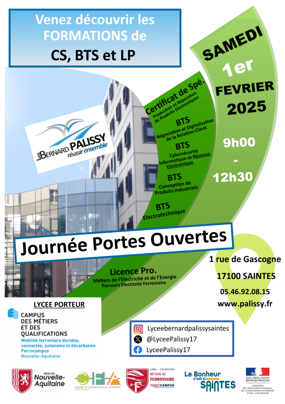 Palissy vous ouvre ses portes - Lycée Bernard Palissy - Saintes