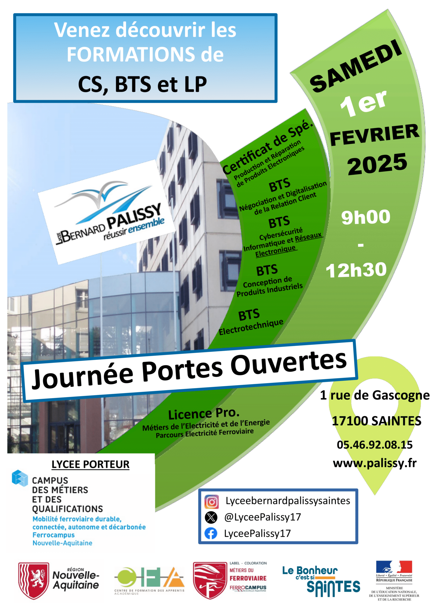 Palissy vous ouvre ses portes - Lycée Bernard Palissy - Saintes